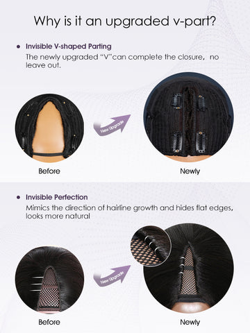Wavymy Body Wave No Leave Out V Part Wig Human Hair Wear Go Glueless V