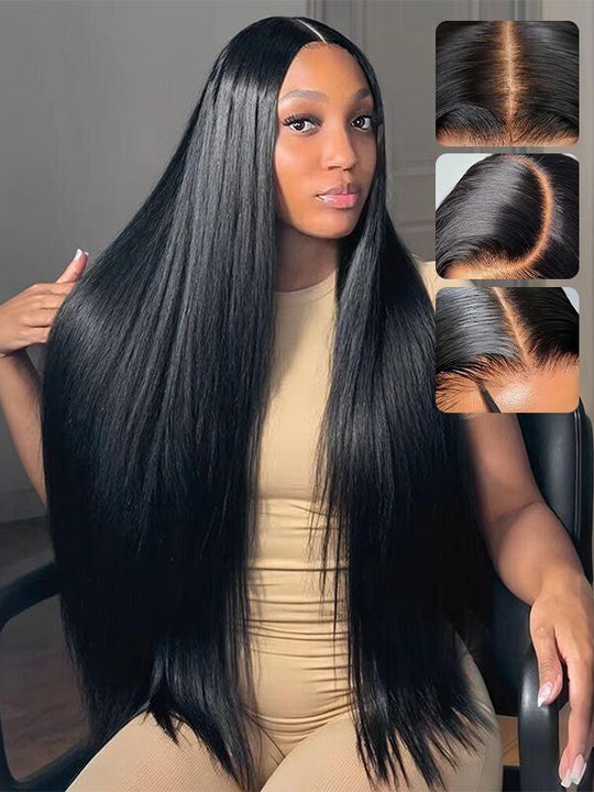 Wavymy Upgrade 13x6 Max Lace Frontal Wear & Go Wigs Dome Cap Glueless
