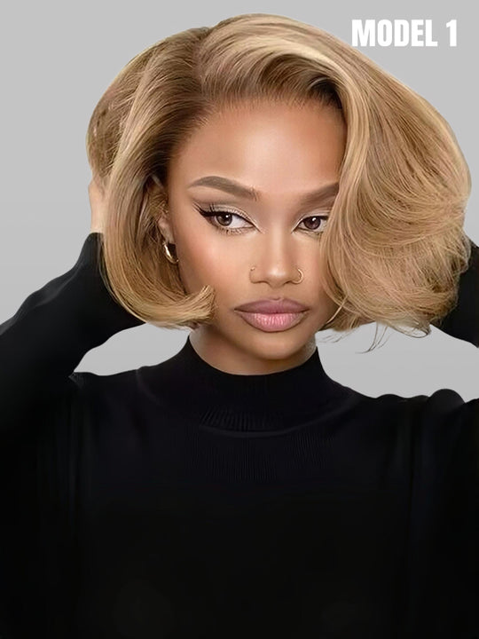 Wavymy M-Cap 9x6 Lace C Part Wear Go Glueless Natural Black & Blonde H
