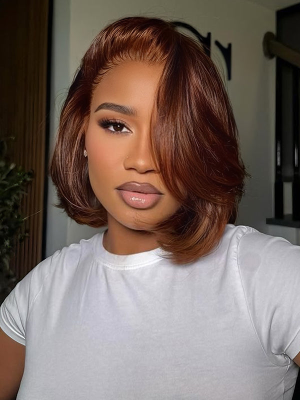 Layered Wave Bob Wig 7x5/9x6 Lace Wear And Go Glueless Wigs | Wavymy