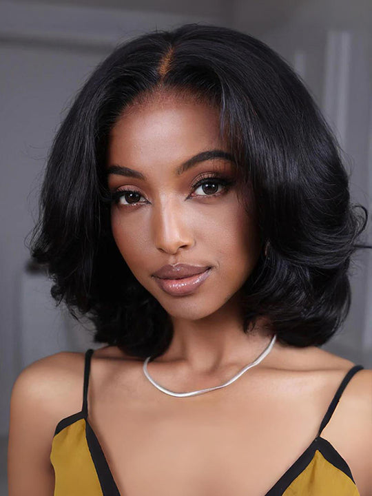 Layered Wave Bob Wig 7x5/9x6 Lace Wear And Go Glueless Wigs | Wavymy