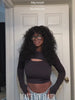 Wavymy Bouncy Curly Wigs With Bangs Full Machine Made Human Hair 250%