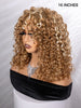 Wavymy Bouncy Curly Wigs With Bangs Full Machine Made Human Hair 250%